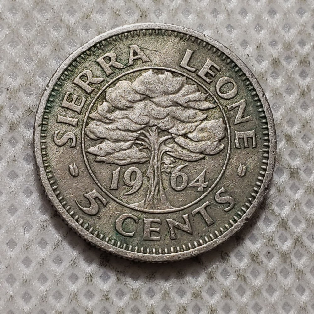 Siera Leonė 5 centai 1964