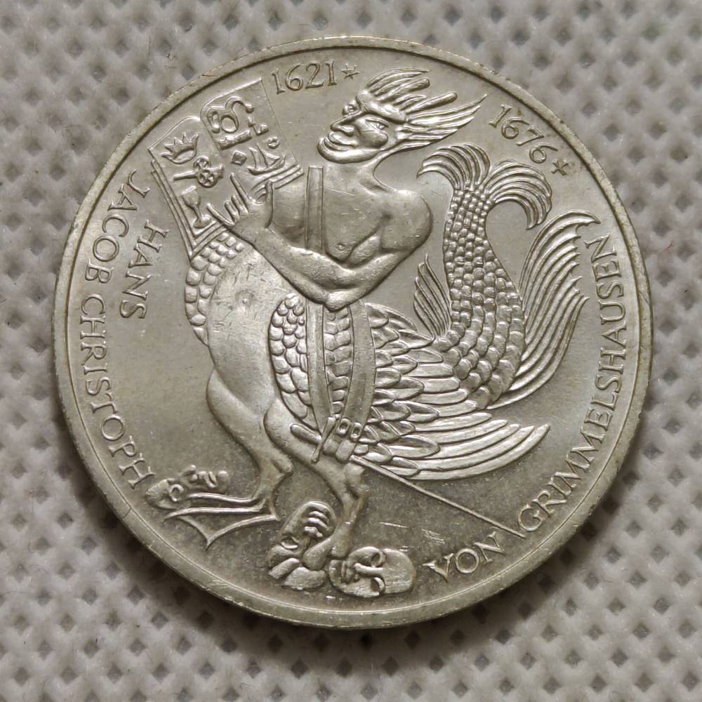 Vokietija 5 markės 1966D Grimmelshausen Unc
