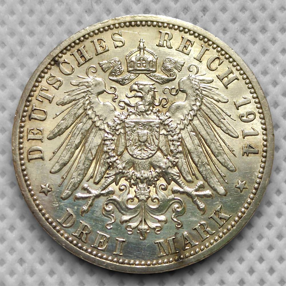 Prūsija 3 Markės 1914